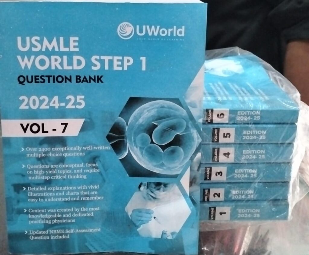 UWorld USMLE Step 1 QBank 2024 Edition 7 Vol Set - Medical Book Store Uae